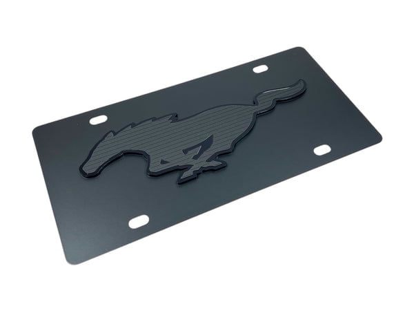 Ford Mustang Mach-E Blacked Out Carbon Steel License Plate Official ...