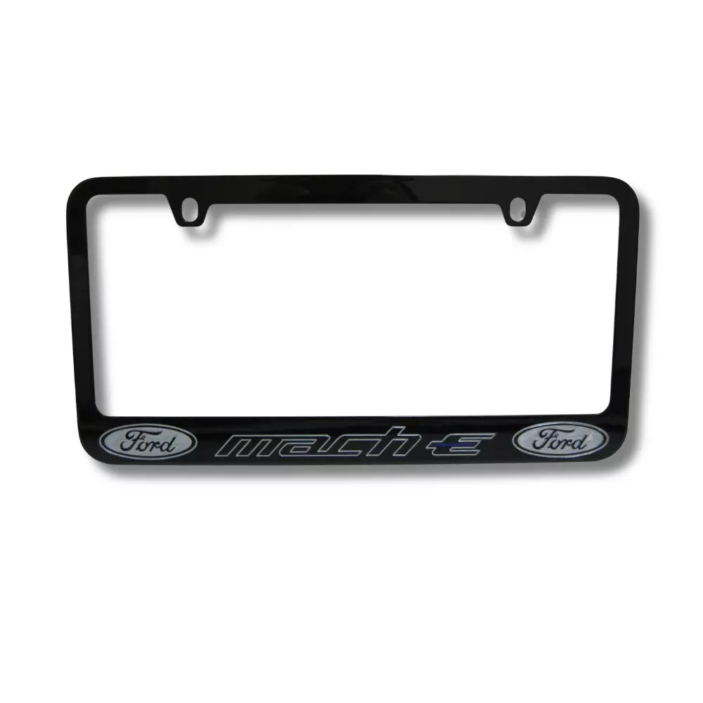 Ford Mustang Mach E Engraved Black License Plate Frame Official ...