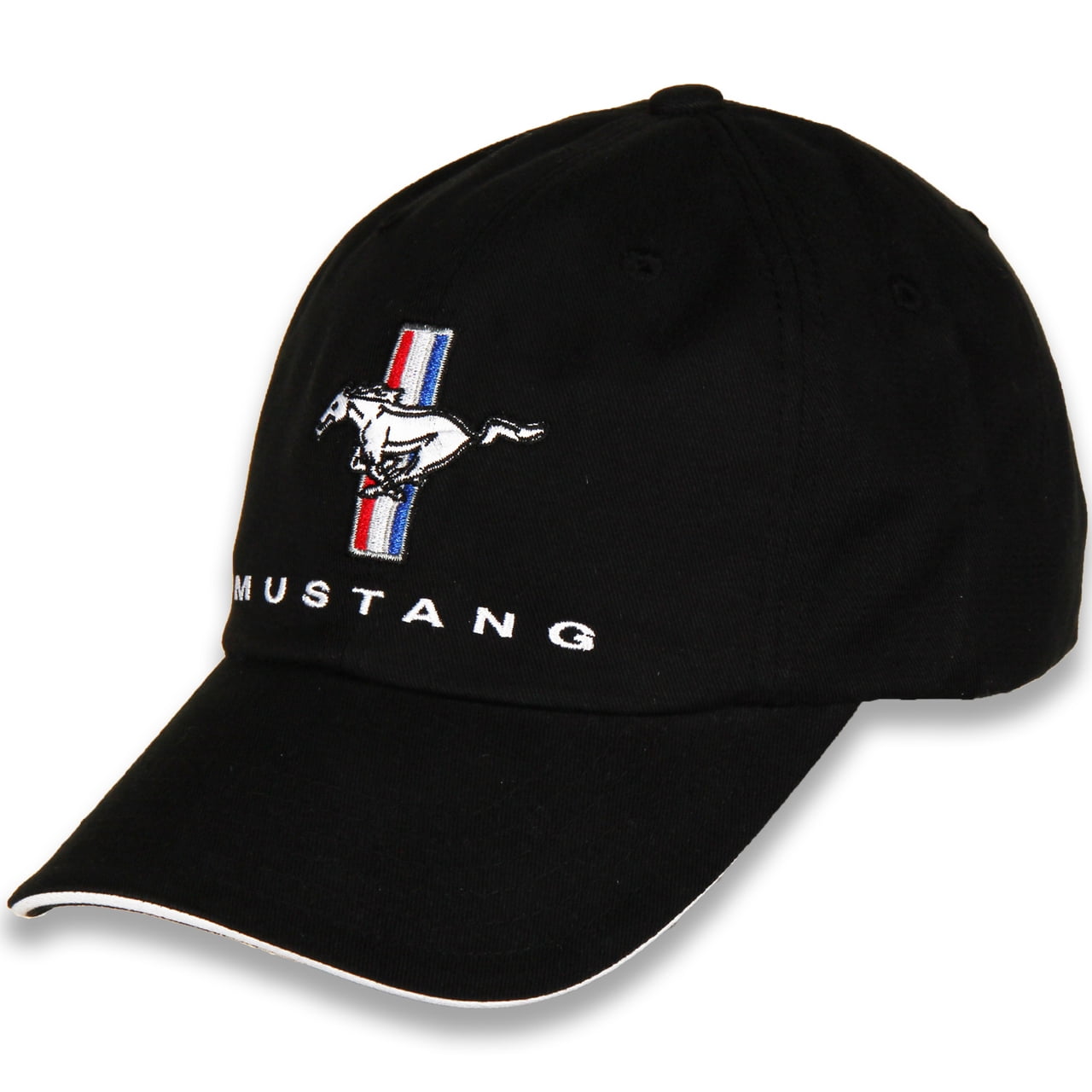 Ford Mustang Men's Official Licensed Embroidered Mustang Emblem Hat Cap ...