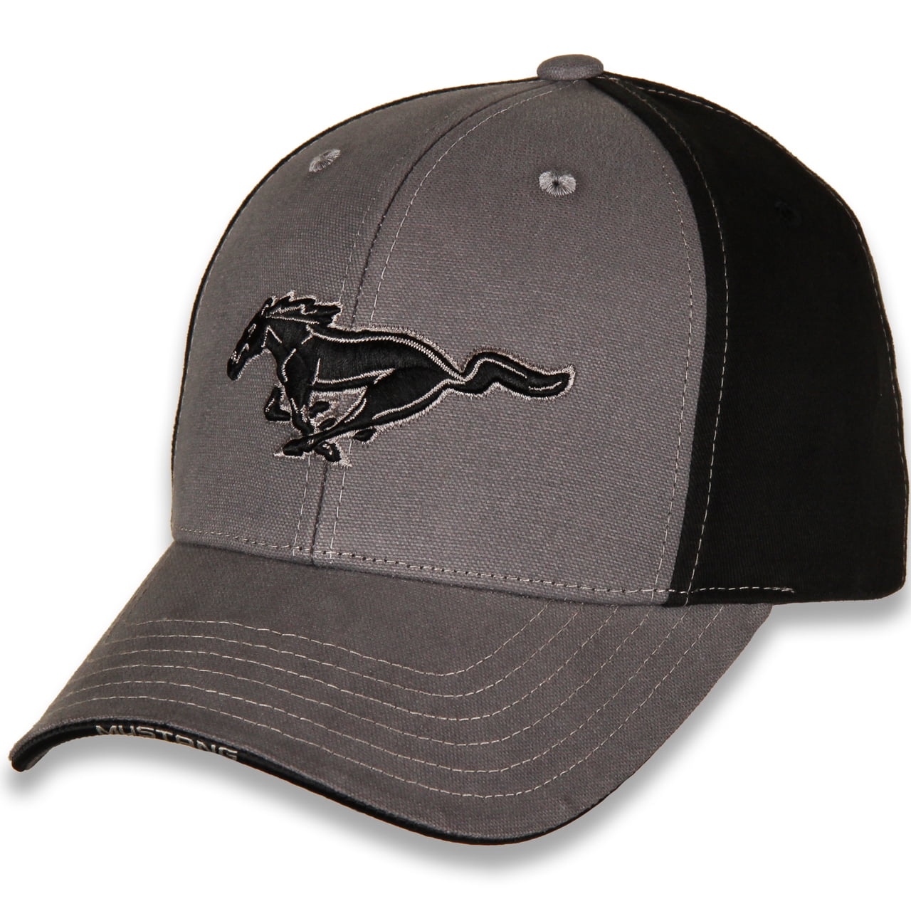 Ford Mustang Men's Official Licensed Embroidered Mustang Pony Logo Hat ...