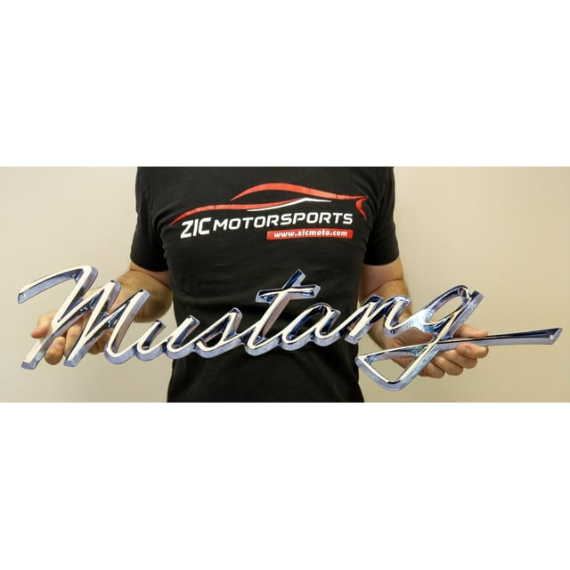 Ford Mustang Script Steel Sign - Walmart.com