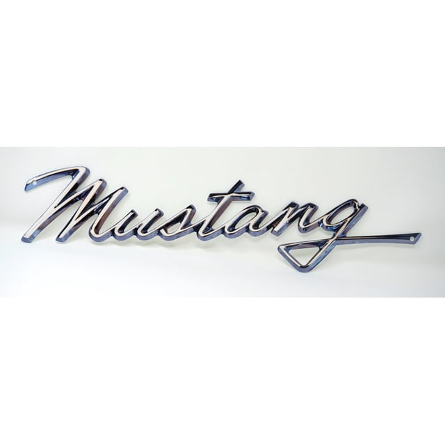 Ford Mustang Script Steel Sign - Walmart.com