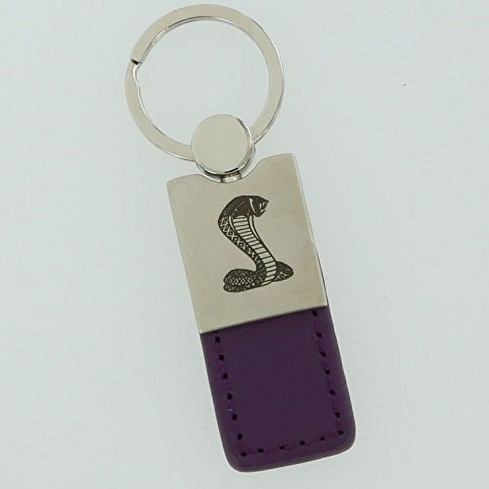 Ford Mustang Shelby Cobra Keychain & Keyring - Duo Premium Purple ...