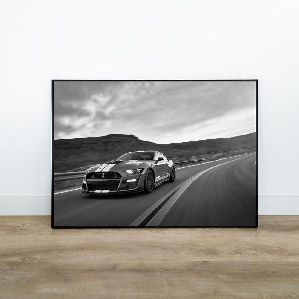 Ford Mustang Shelby Poster, Ford Mustang Shelby Print, Ford Mustang ...