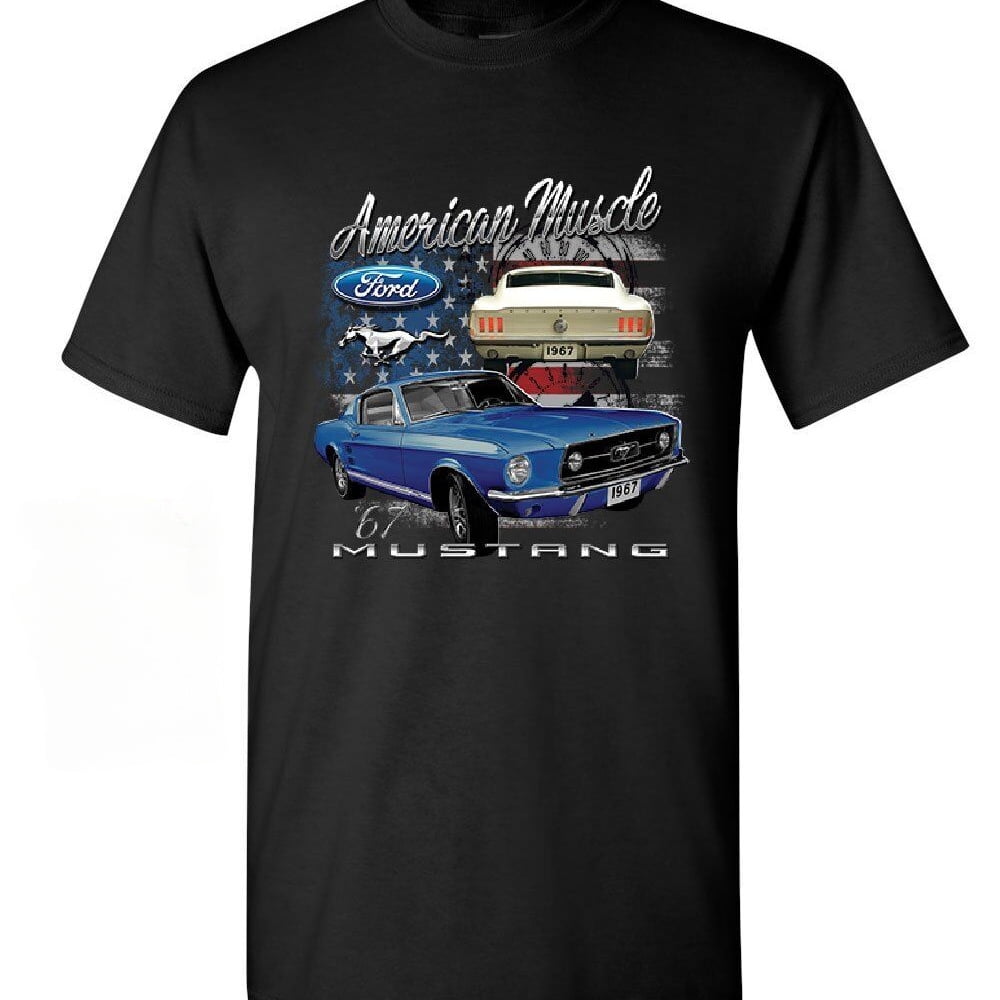 Ford Mustang Shelby T-Shirt American Made Muscle Cars Mens Tee Shirt ...