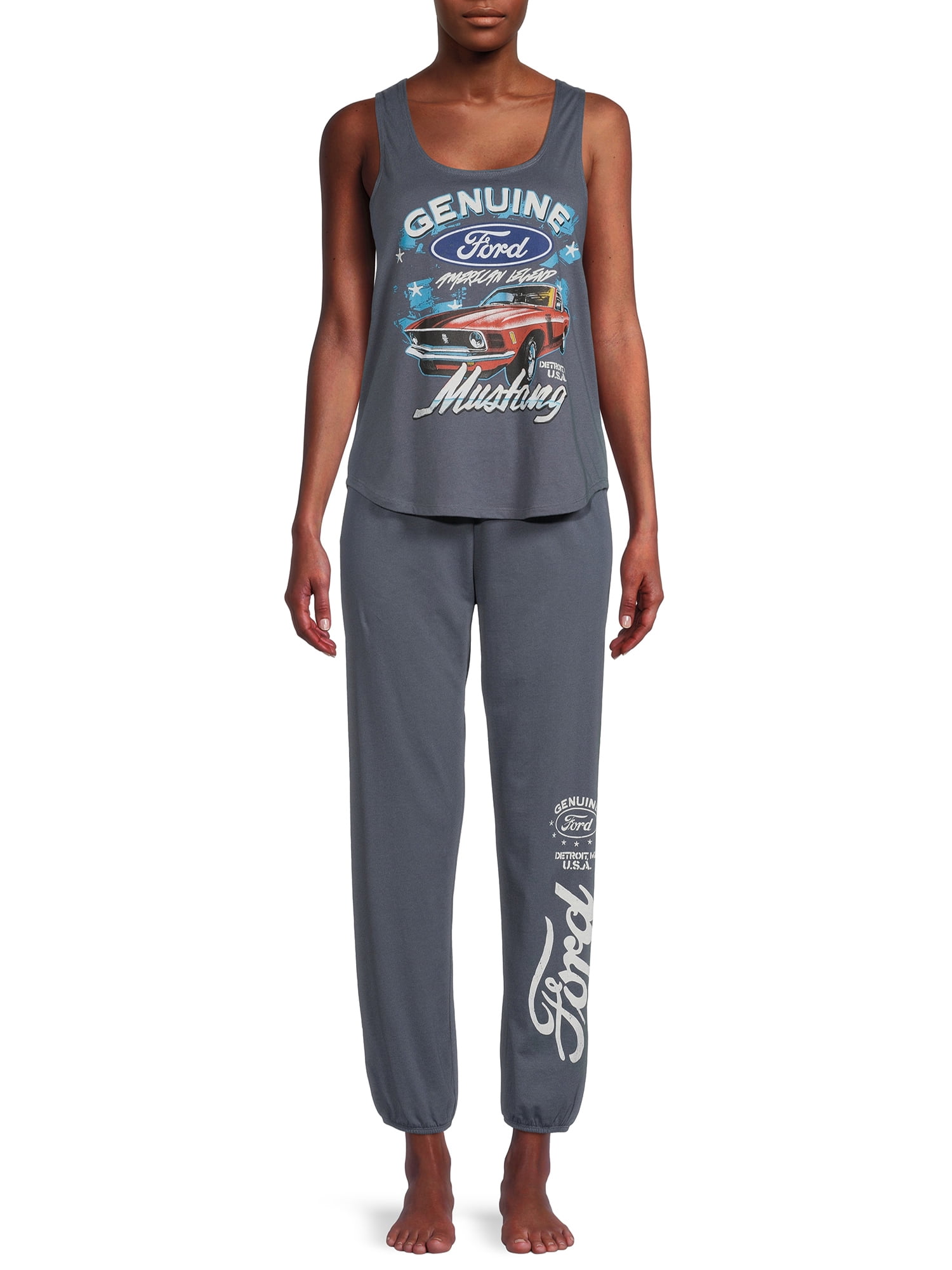 Ford Mustang Tank Top and Joggers Set, 2-Piece - Walmart.com
