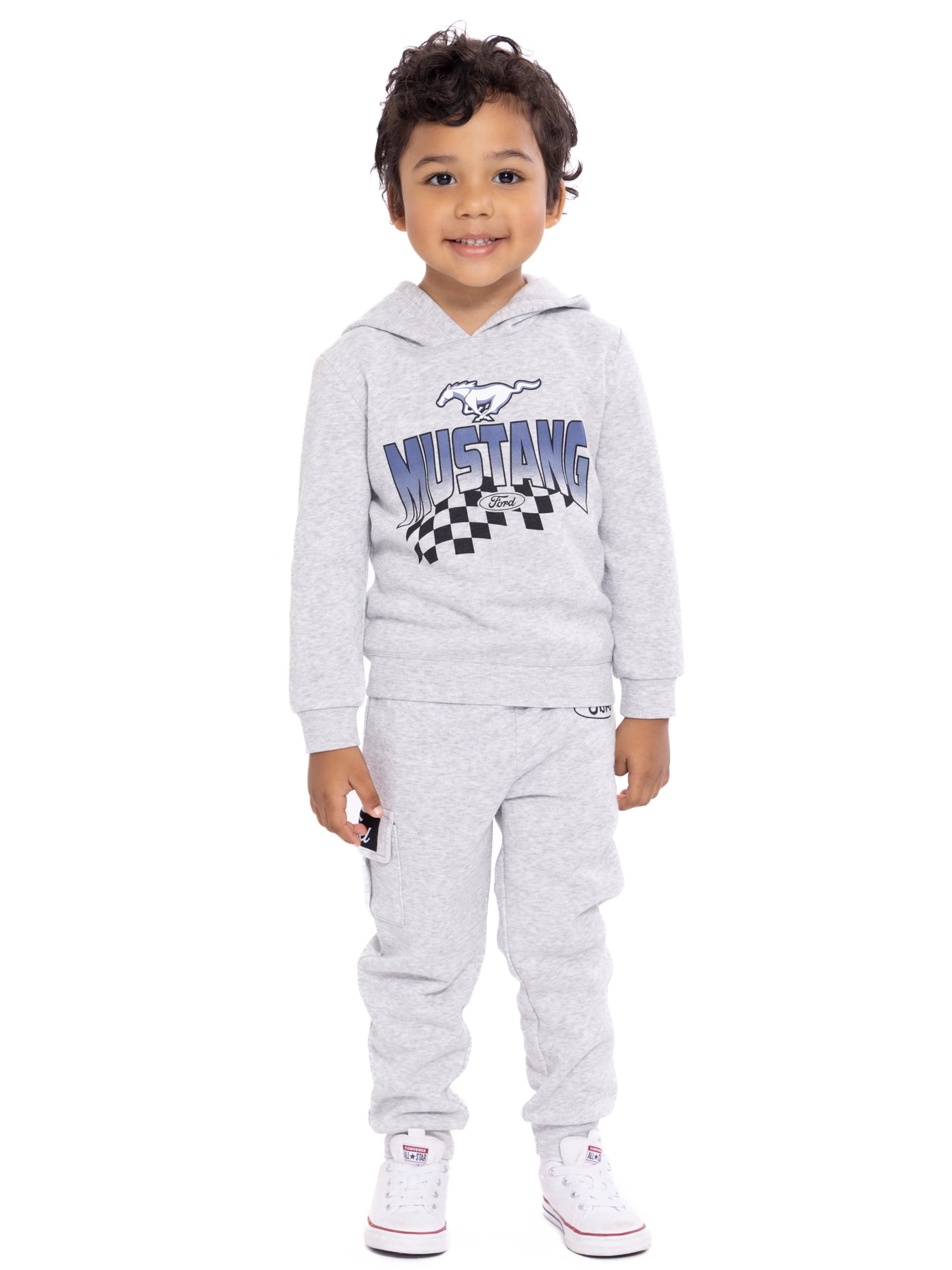 Ford Mustang Toddler Boys Graphic Hoodie and Jogger Pants Set, 2-Piece ...