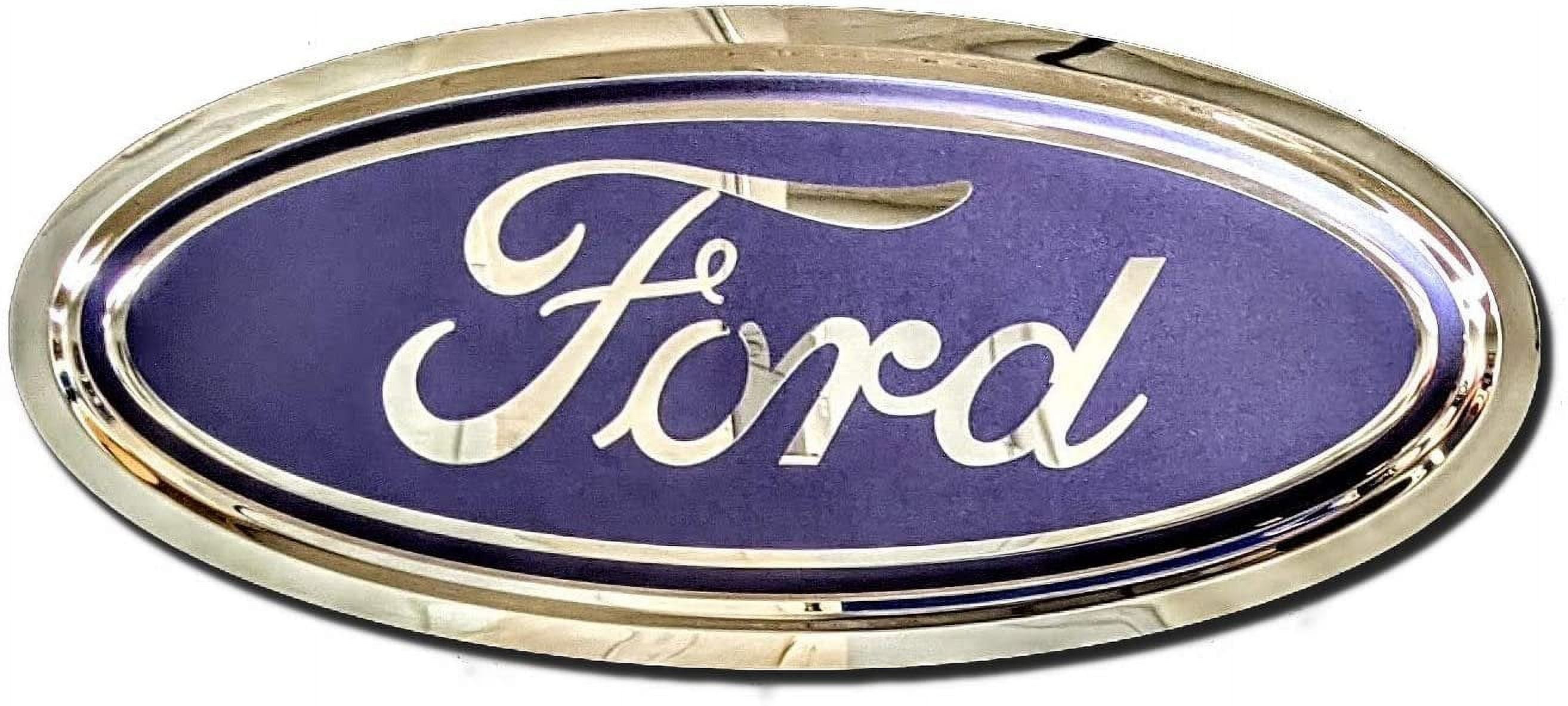 Ford Oval Logo Stainless Steel Wall Hanging Sign - Blue/Chrome : 18" x ...