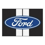 Ford Oval with Stripes 5'x8' Rug - Black - Walmart.com