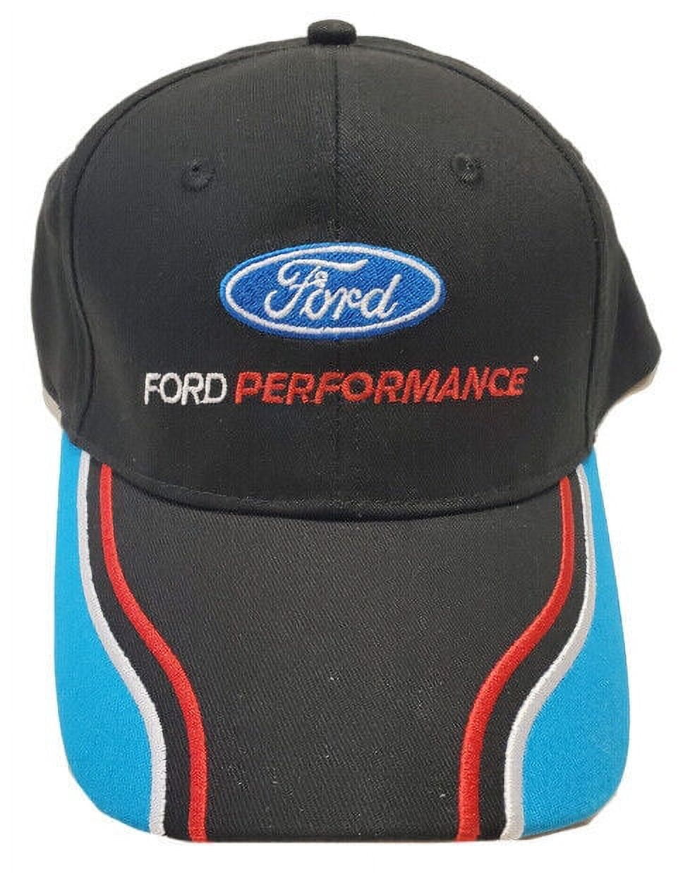 Ford Performance Embroidered Logo Baseball Cap Hat Black Official ...