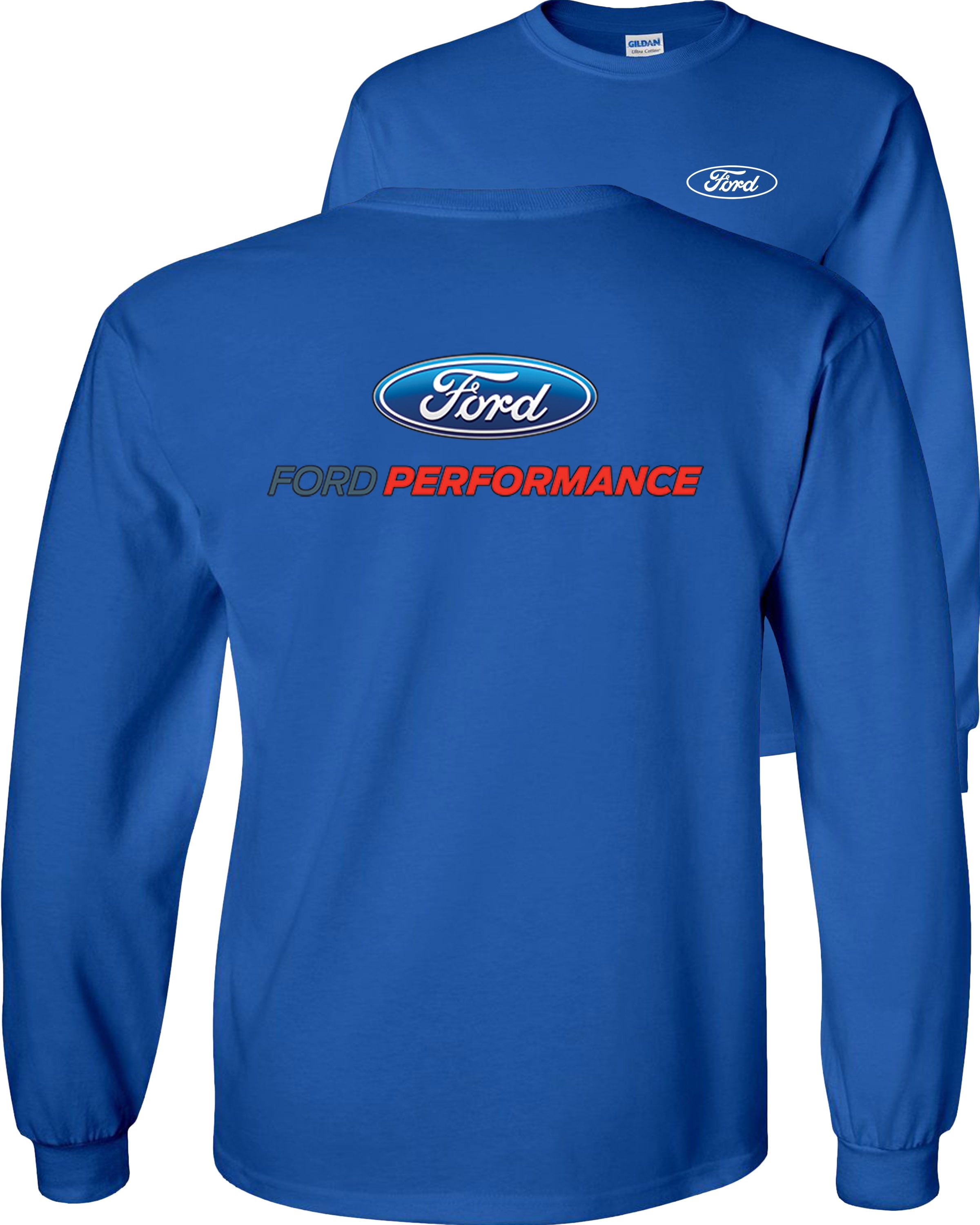 Ford Performance Long Sleeve Shirt GT Racing ST Logo - Walmart.com