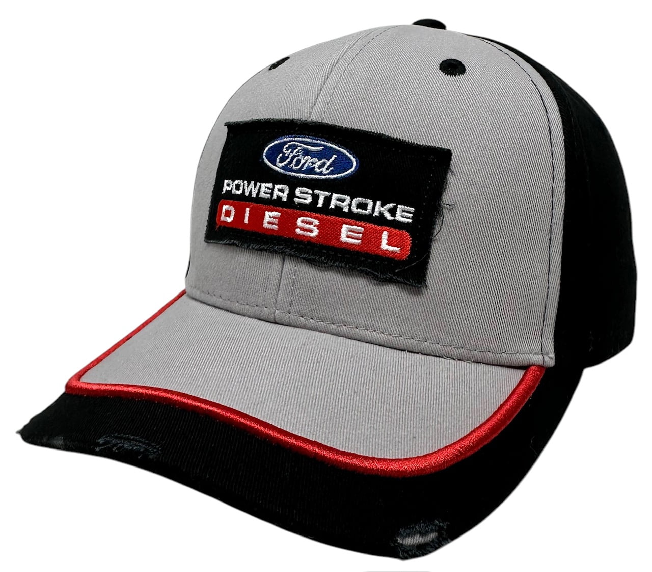 Ford Power Stroke Diesel Men's Hat Embroidered Patch Disressed With ...