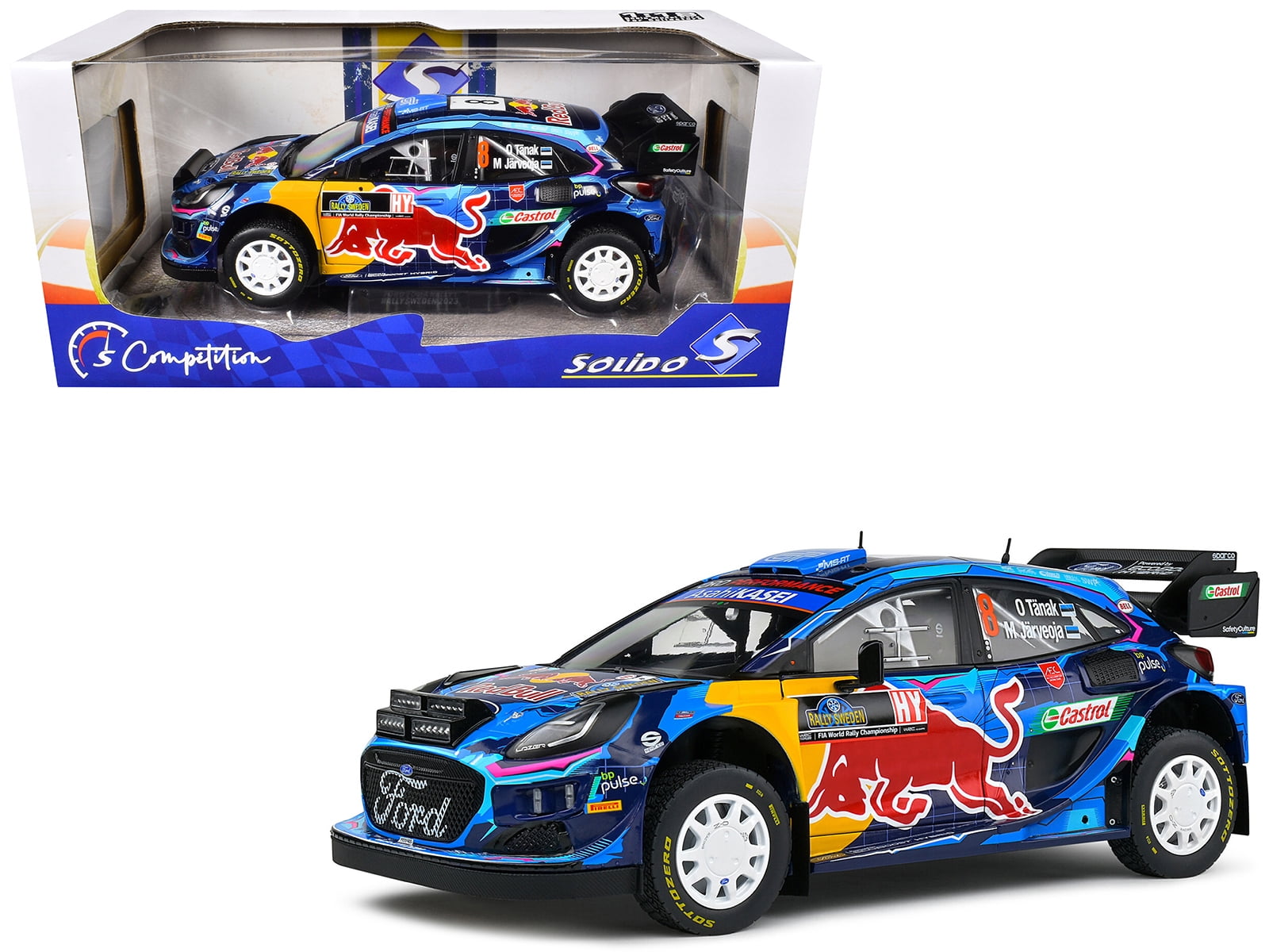 Ford Puma Rally1 Hybrid #8 Ott Tanak - Martin Jarveoja Winner "Rally ...