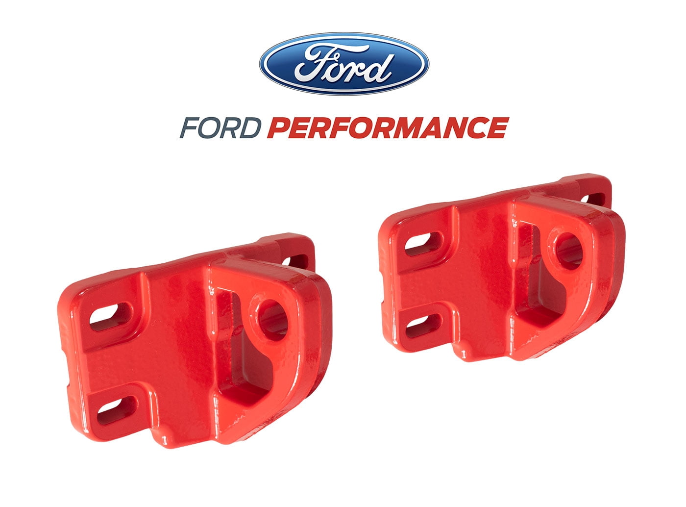 Ford Racing 2021+ Bronco Front Bumper Tow Hooks - Red (Pair) - Walmart.com
