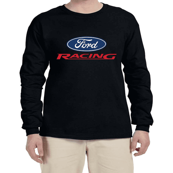 Ford Racing T-shirt Mens Graphic Tees Long Sleeve Tee Shirt - Walmart.com
