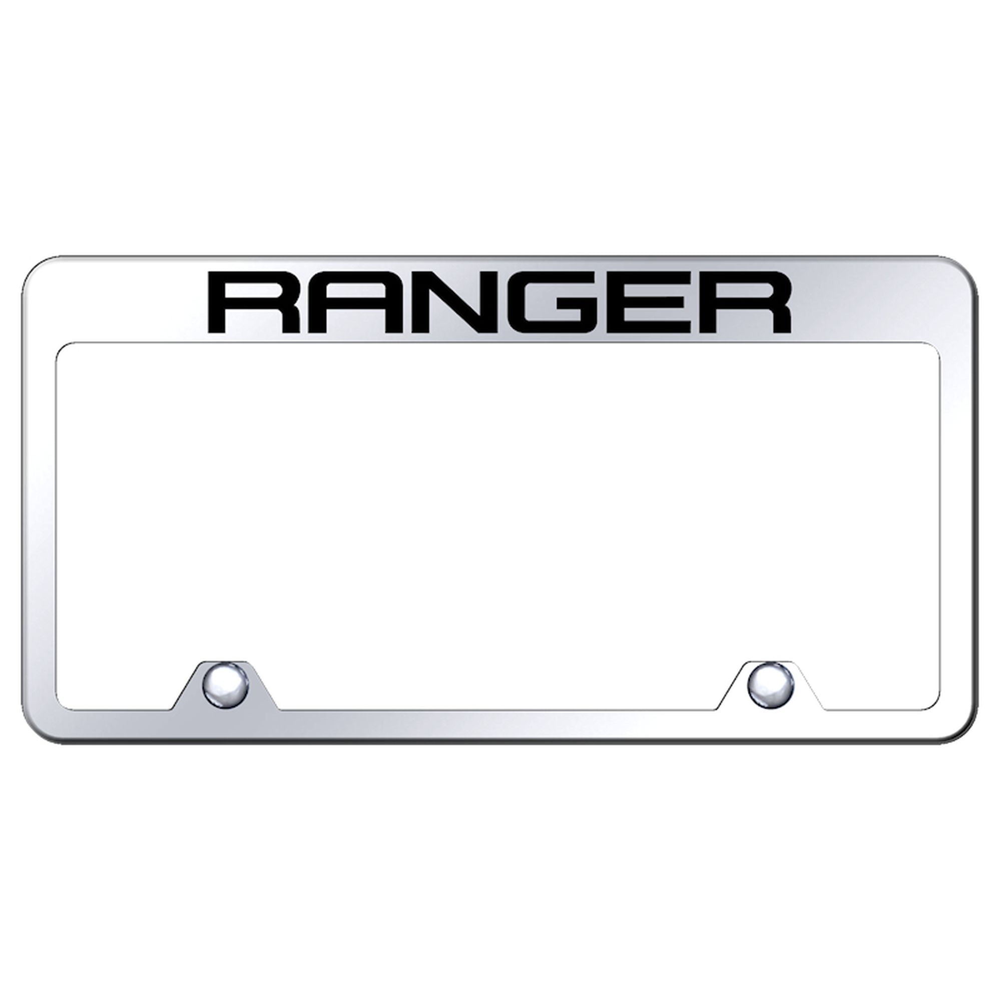 Ford Ranger Laser Etched Stainless Steel Truck License Plate Frame ...