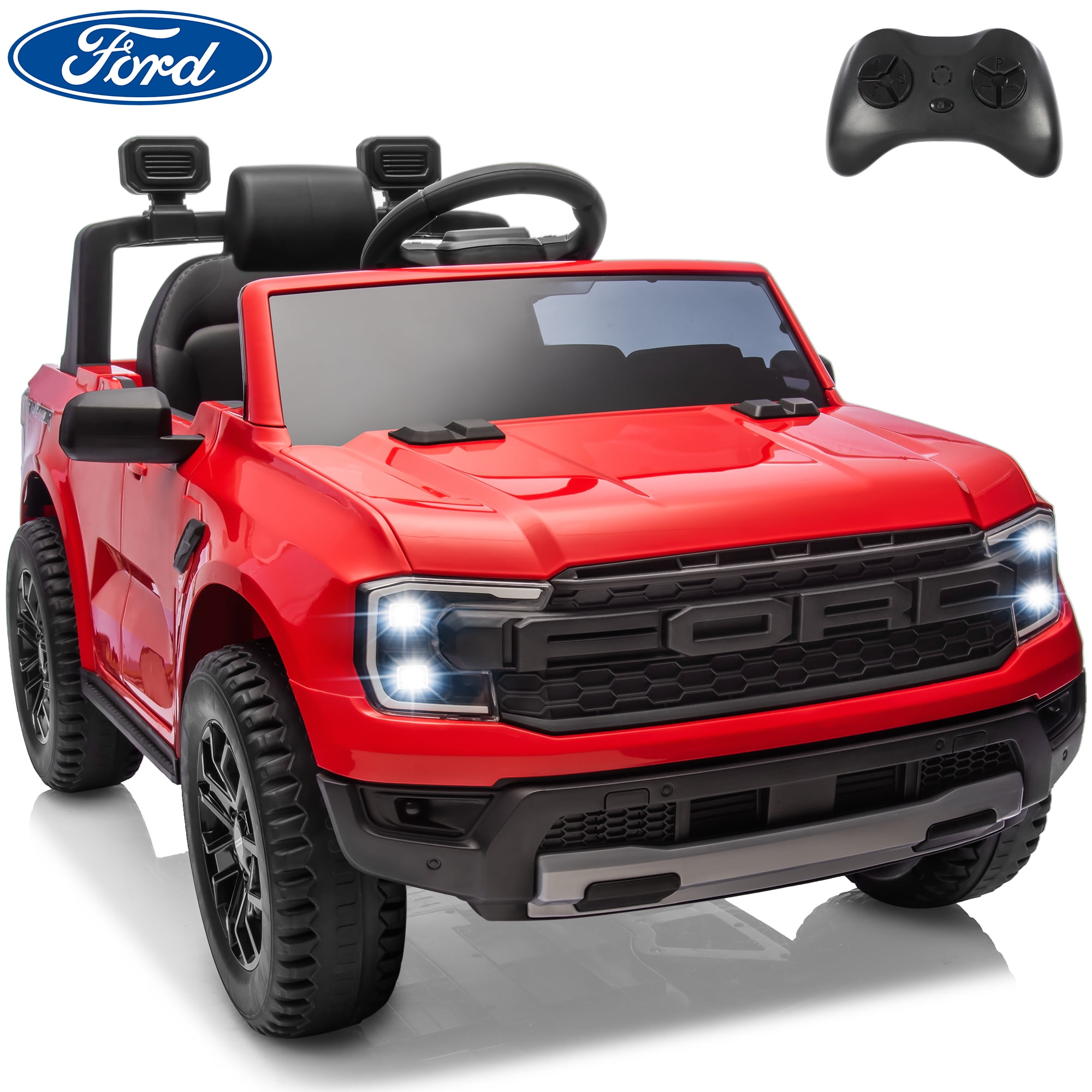 12V Powered Ride on Car Toy with Remote Control, Kids Ride on Truck ...