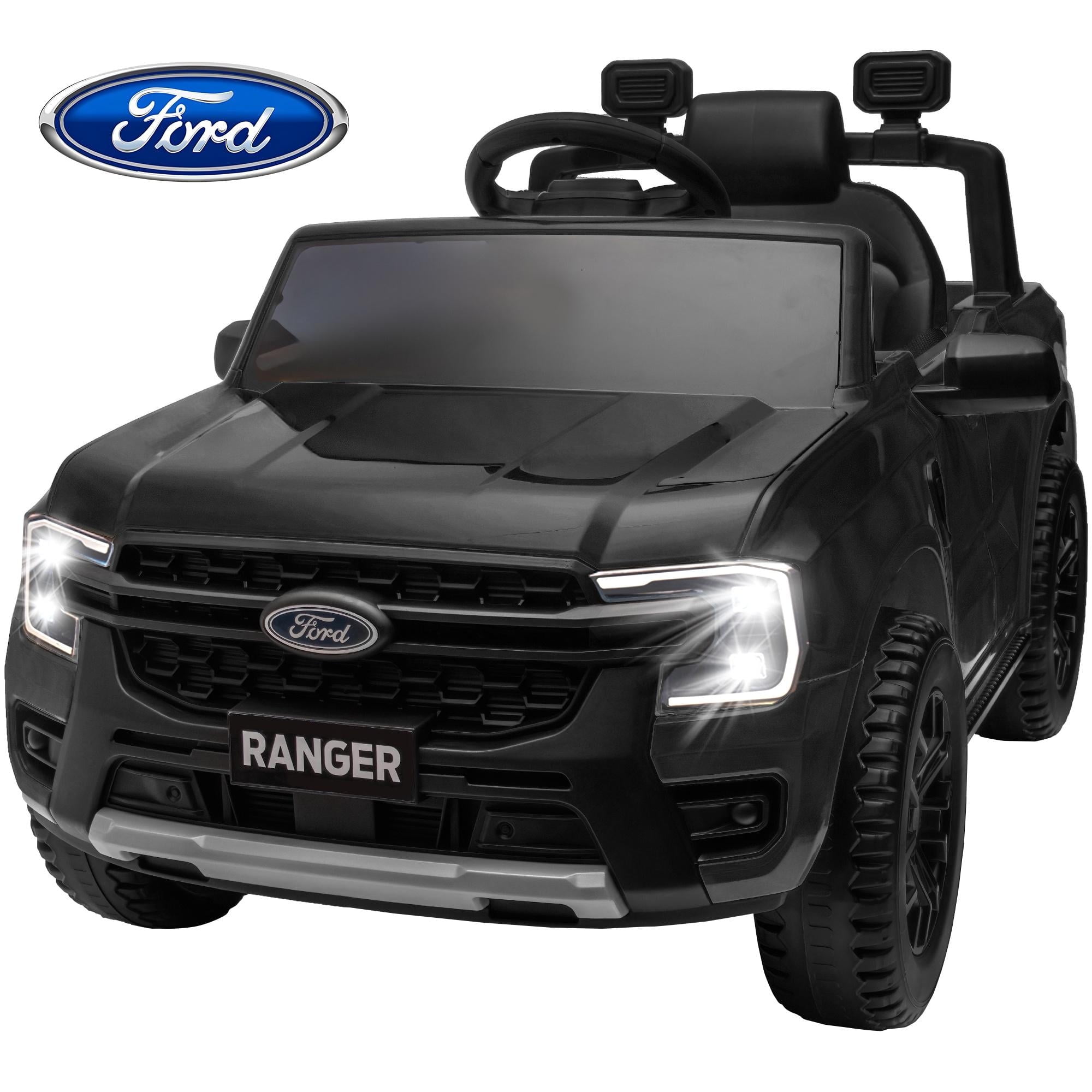 Ford Ranger Ride on Truck, 12V Powered Ride on Toy Cars with Remote ...