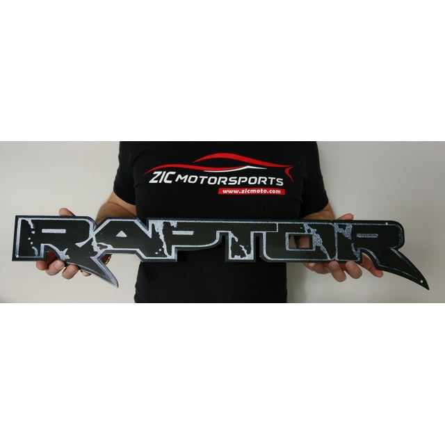 Ford Raptor Badge Emblem Steel Sign 30" x 6" - Walmart.com