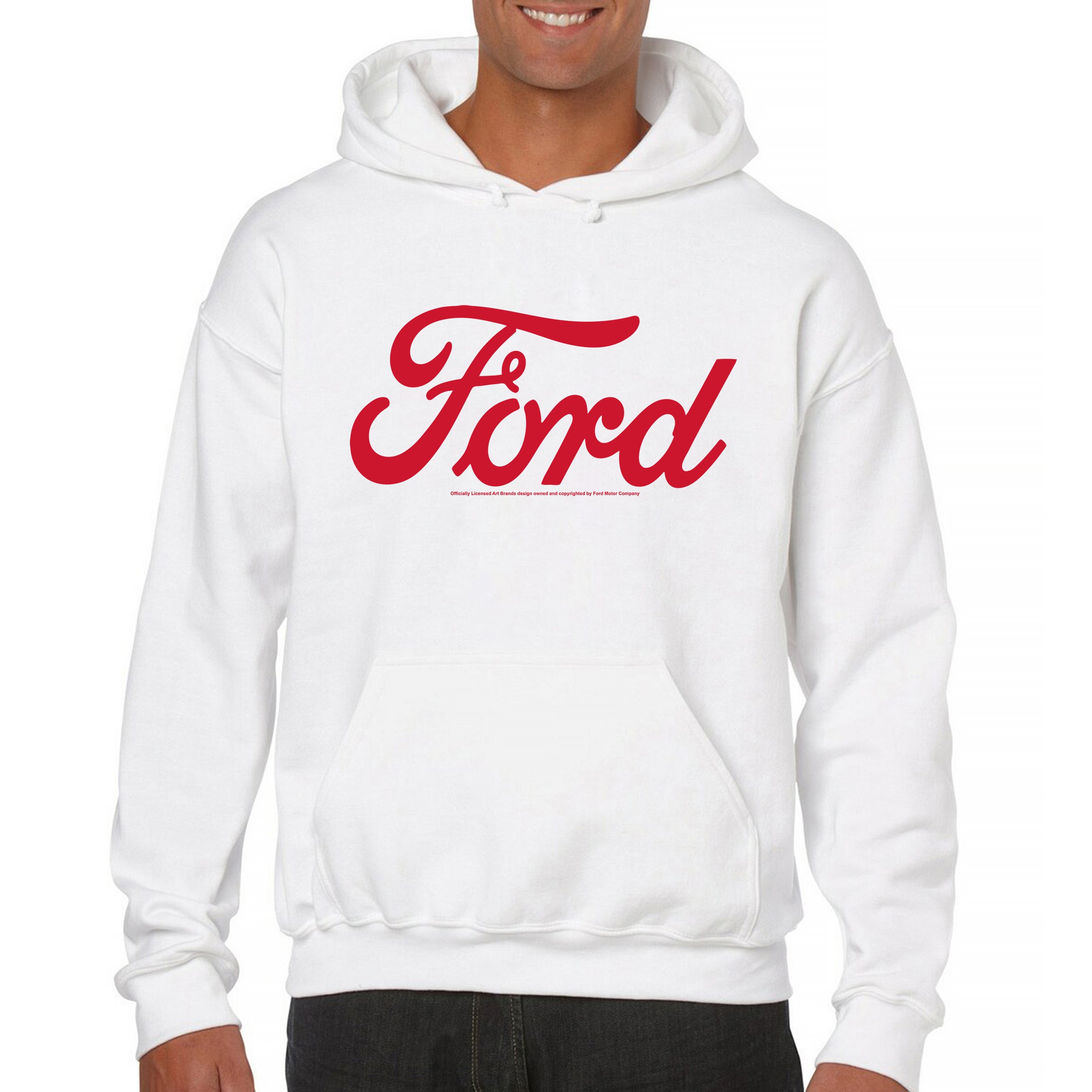 Ford Red Logo Sweatshirt Official Trademarked Licensed Classic ...