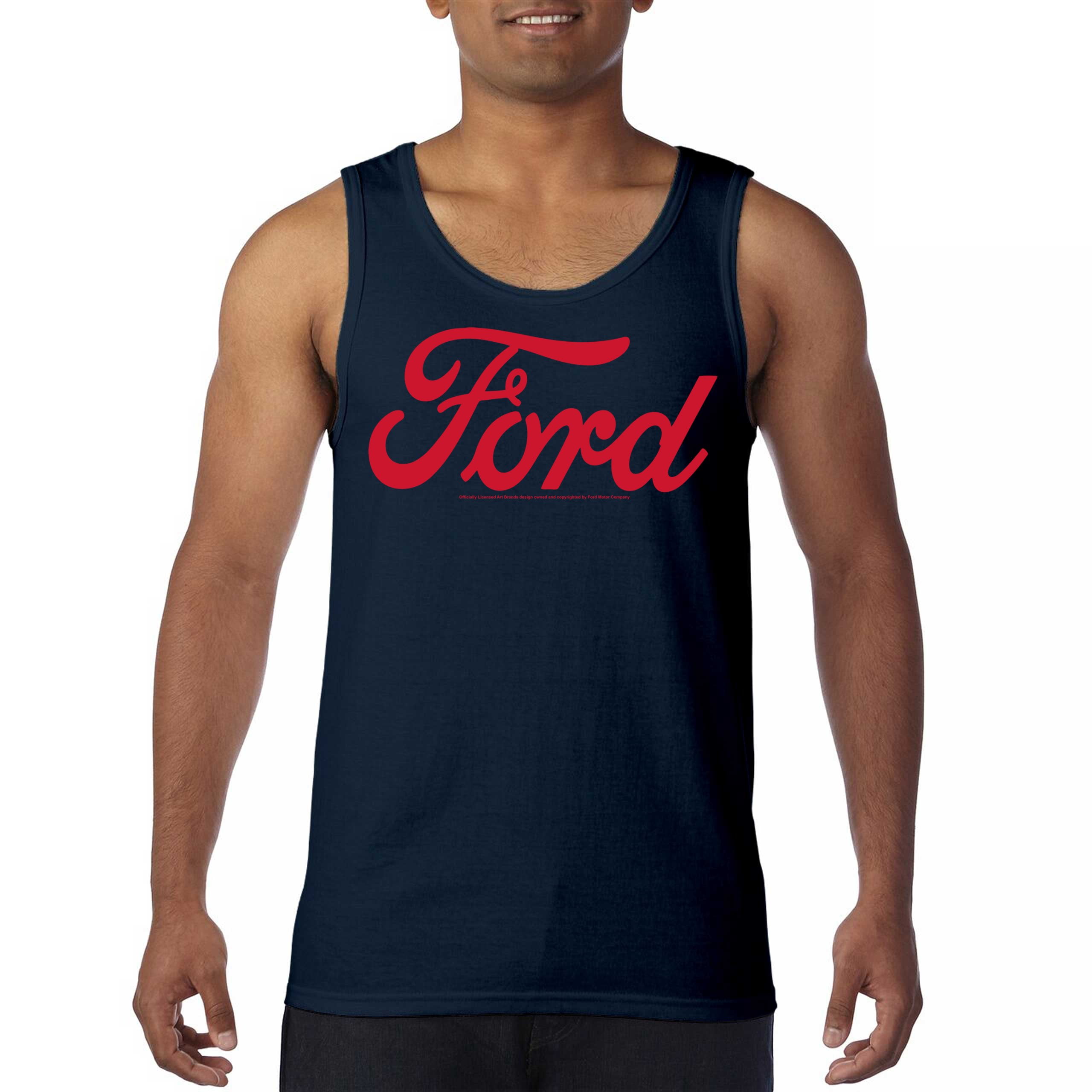Ford Red Logo Tank Top Official Trademarked Licensed Classic Automotive ...