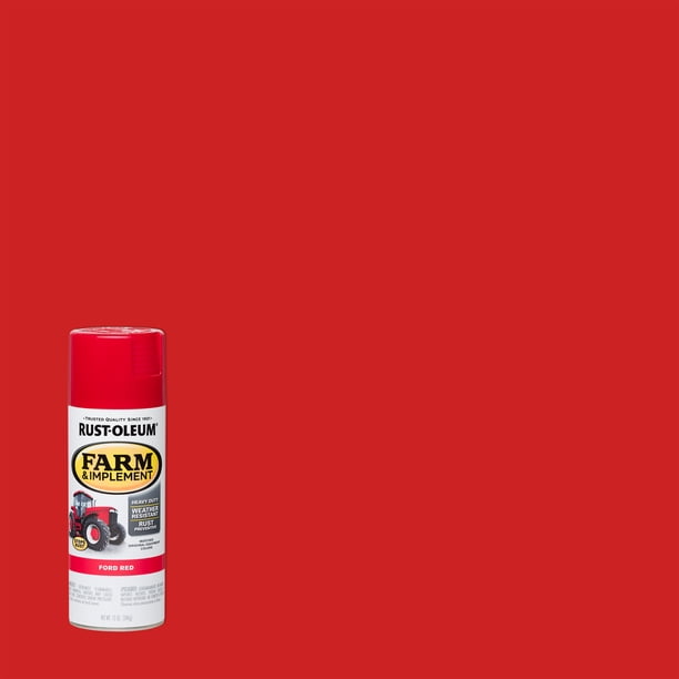 Ford Red, Rust-Oleum Specialty Farm & Implement Gloss Spray Paint- 12 ...