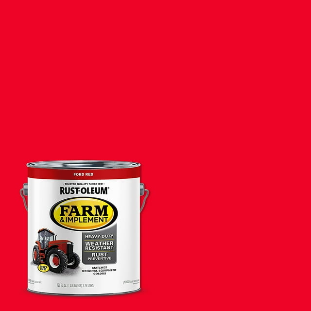 Ford Red, Rust-Oleum Specialty Gloss Farm and Implement Paint- Gallon ...