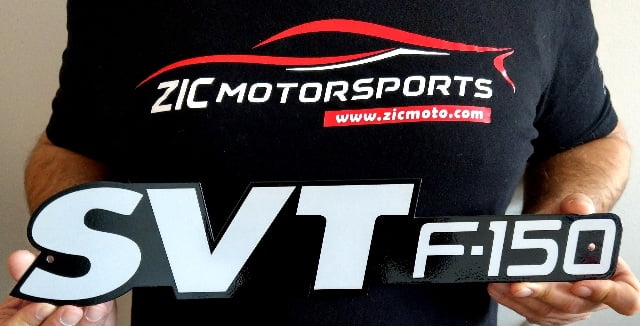Ford SVT F-150 Flat Lightning Metal Sign Wall Art Grey - Walmart.com