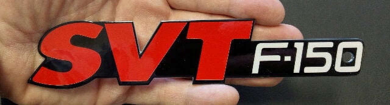 Ford SVT F-150 Flat Lightning Metal Sign Wall Art Red - Walmart.com