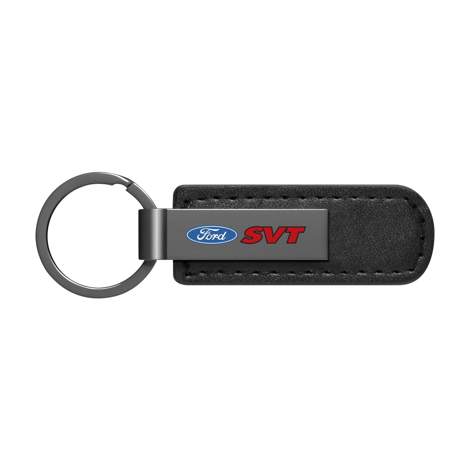 Ford SVT Black PU Leather Strap Black Metal Bar LED Printed Logo Key ...