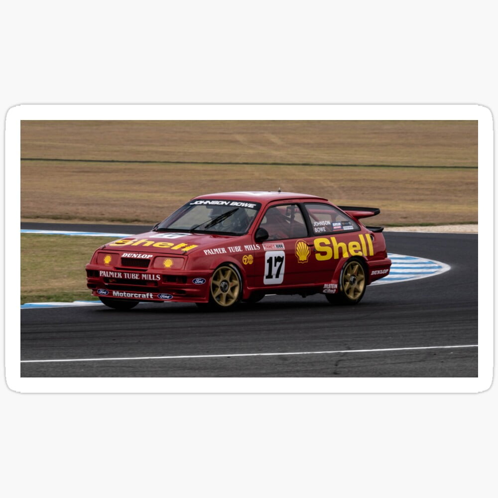 Ford Sierra Group A Touring Car Sticker Phone Decal Water Bottle ...