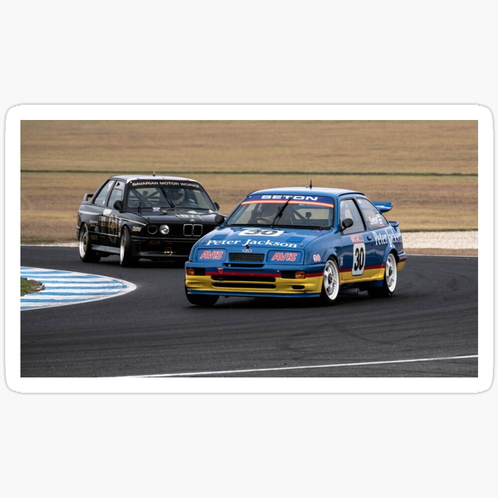 Ford Sierra Group A Touring Car Sticker Phone Decal Water Bottle ...