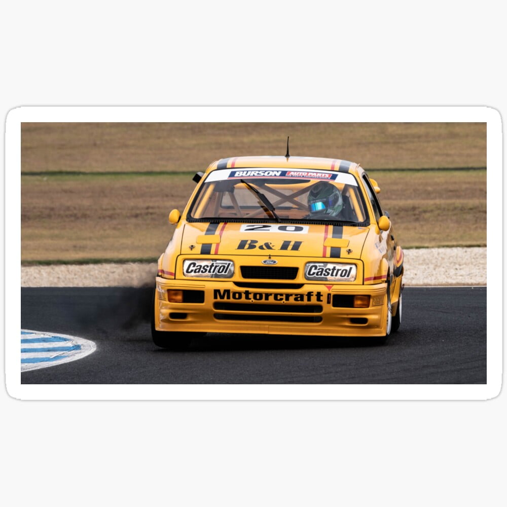 Ford Sierra Group A Touring Car Sticker Phone Decal Water Bottle ...