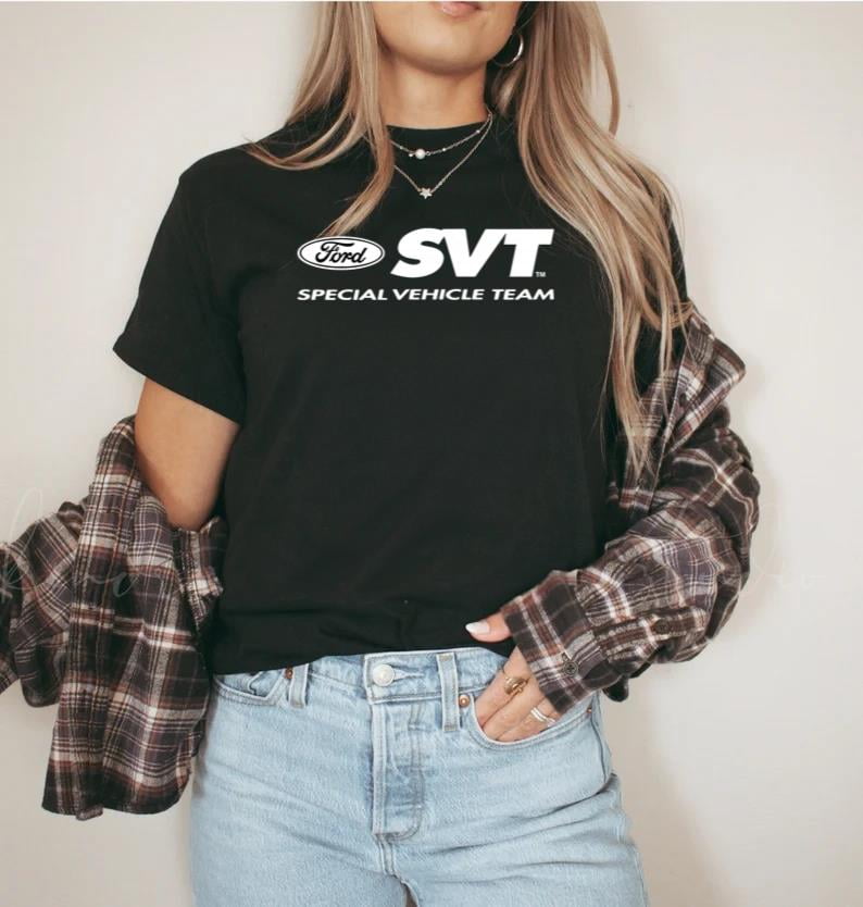 Ford Special Vehicle Team SVT Racing Shirt Automotive Performance Heavy ...