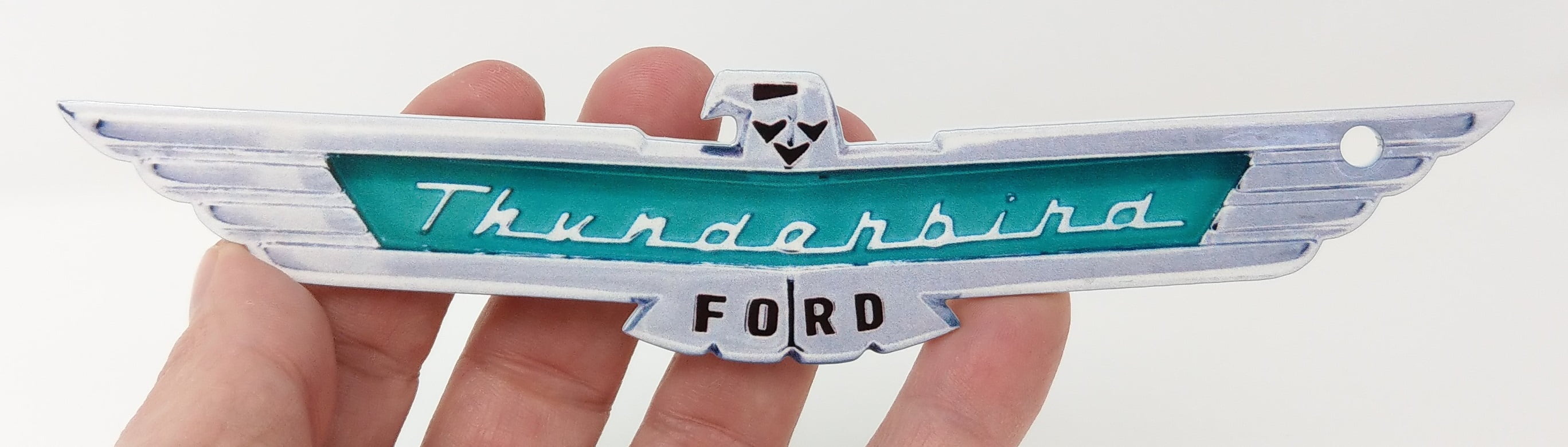 Ford Thunderbird Flat Steel Art Magnet 7" x 1" - Walmart.com