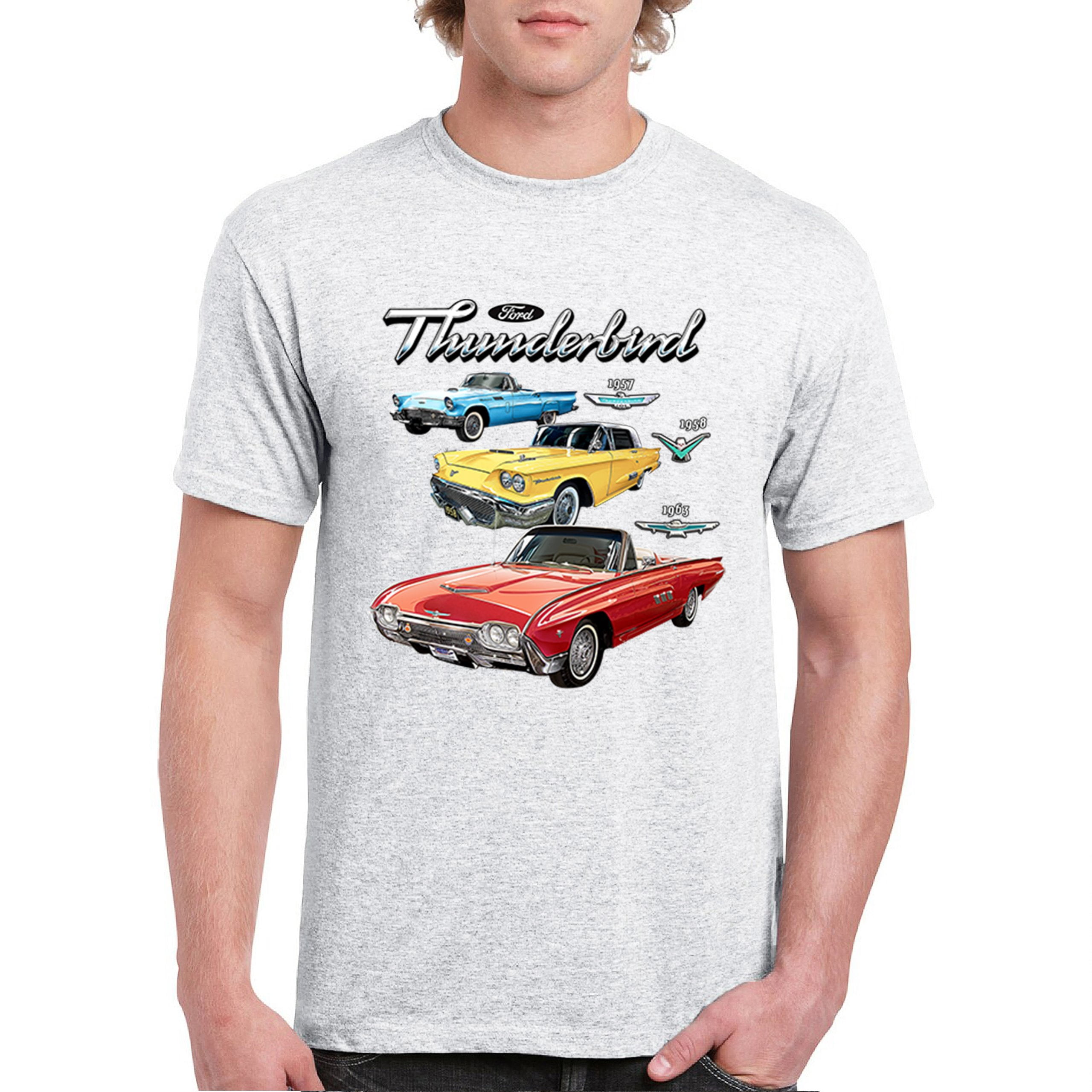 Ford Thunderbirds 1957 1958 1963 T-shirt Classic Car Retro Convertible ...