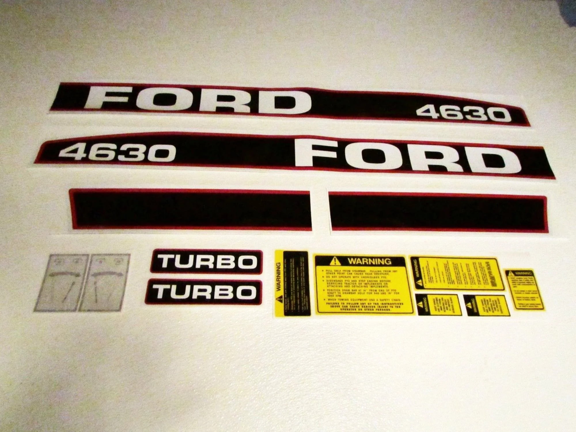 Ford Tractor 4630 Turbo Decal Set - Walmart.com