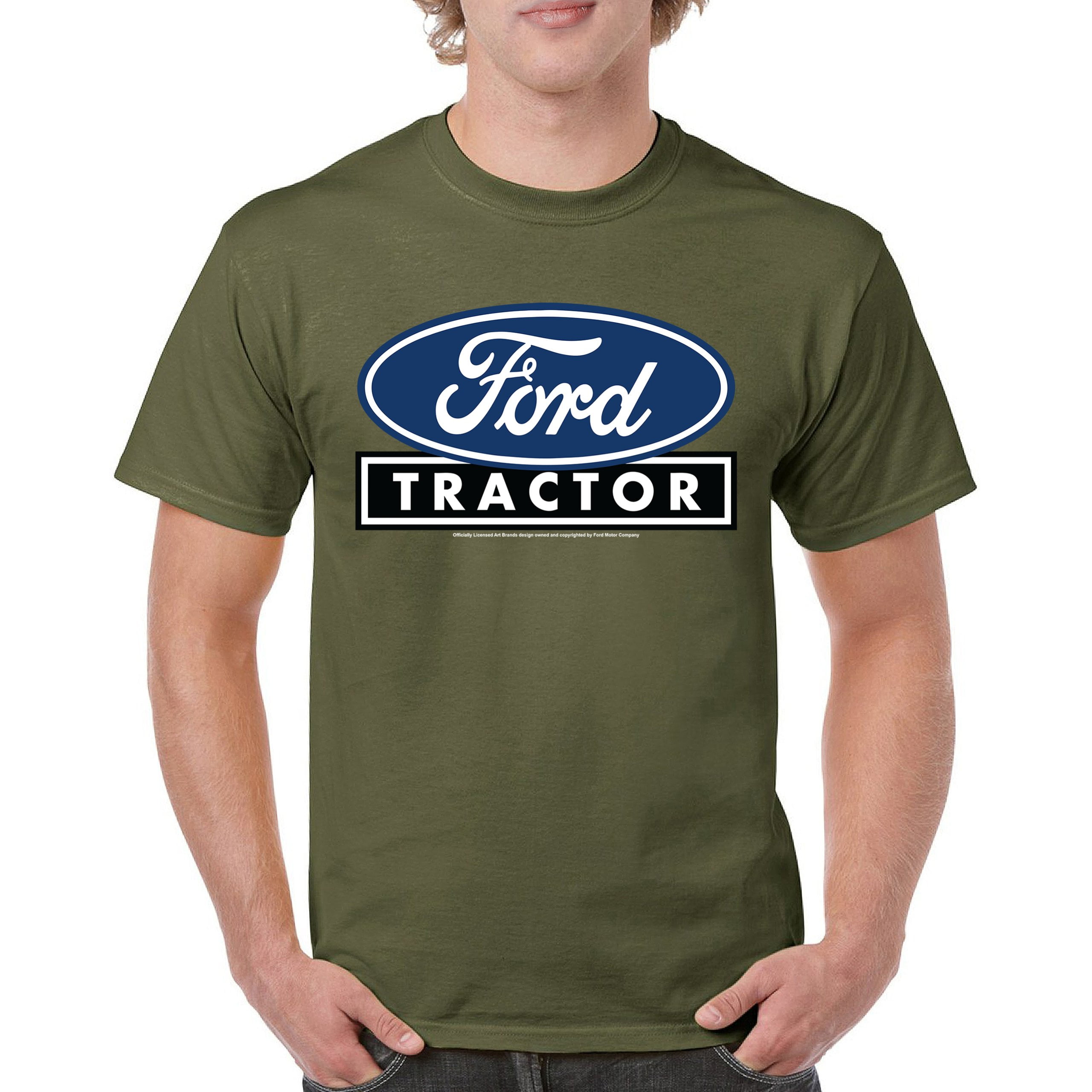 Ford Tractor Logo Blue T-shirt Vintage Farm Rustic Classic Brand ...