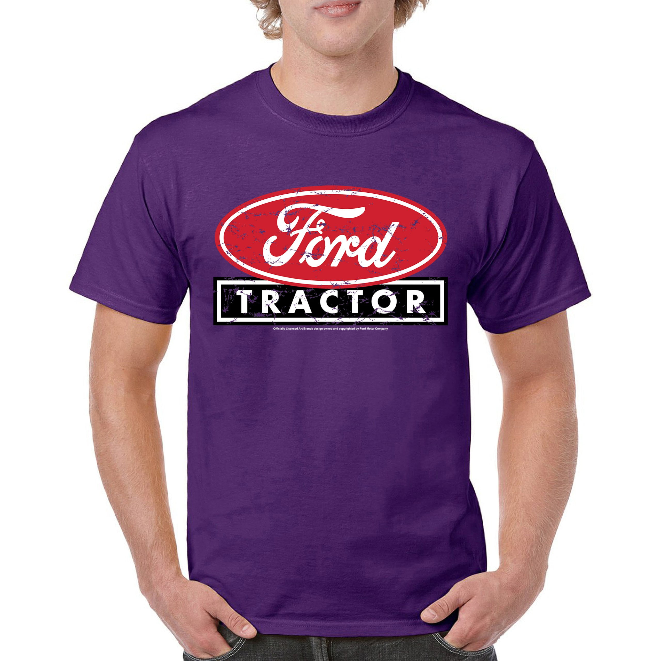 Ford Tractor Red Distressed Logo T-shirt Vintage Farm Rustic Classic ...