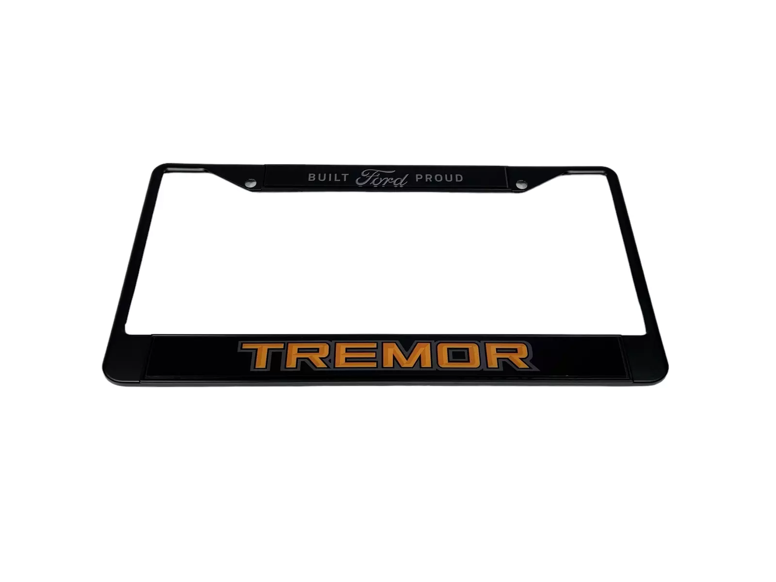 Built Ford Proud Tremor Badge Daytona Matte Black Steel License Plate ...