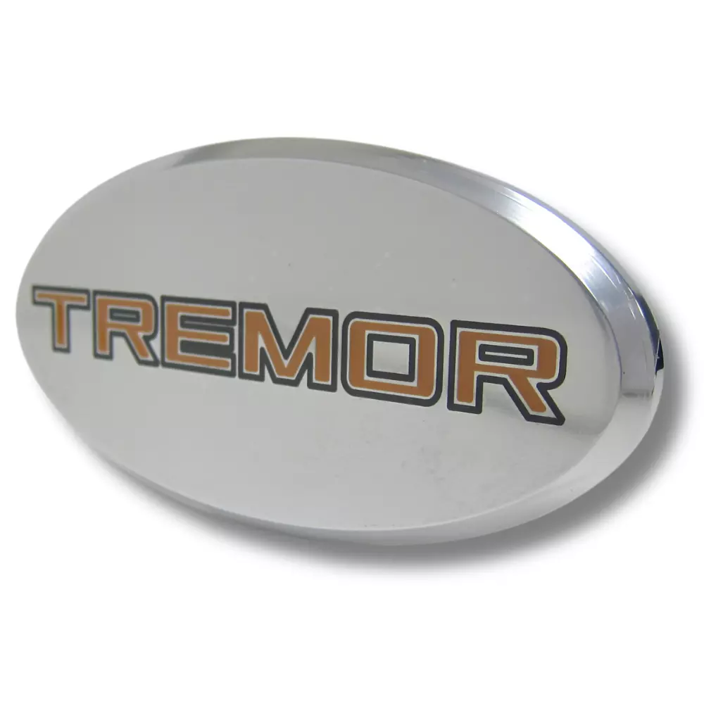 Ford Tremor Engraved Emblem Oval Chrome Tow Hitch Cover Official ...