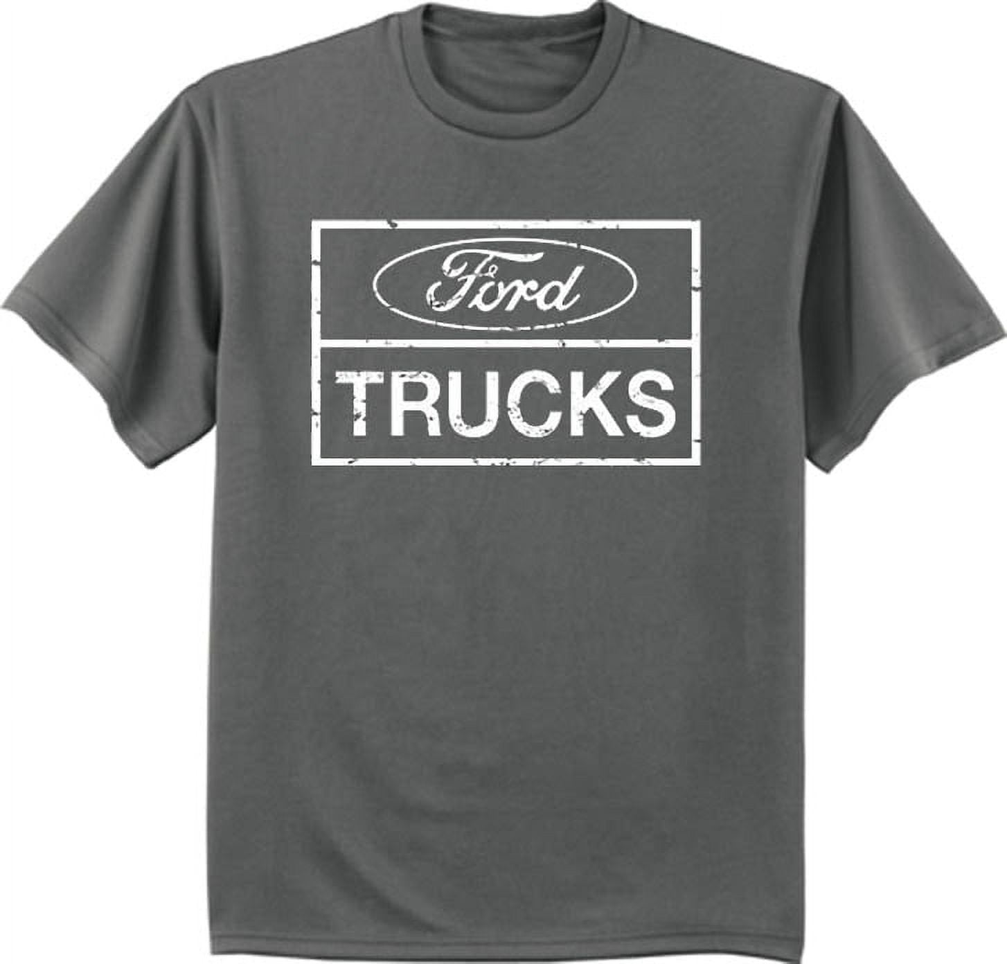 Ford Trucks Logo T-shirt Men's Graphic Tee - Walmart.com