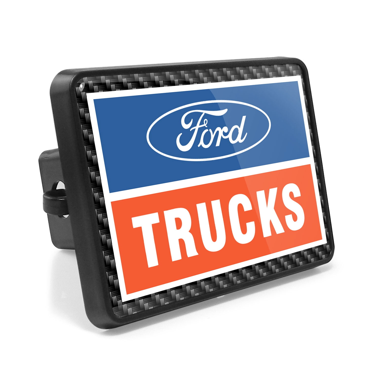 Ford Trucks UV Graphic Carbon Fiber Look Metal Face-Plate on ABS ...
