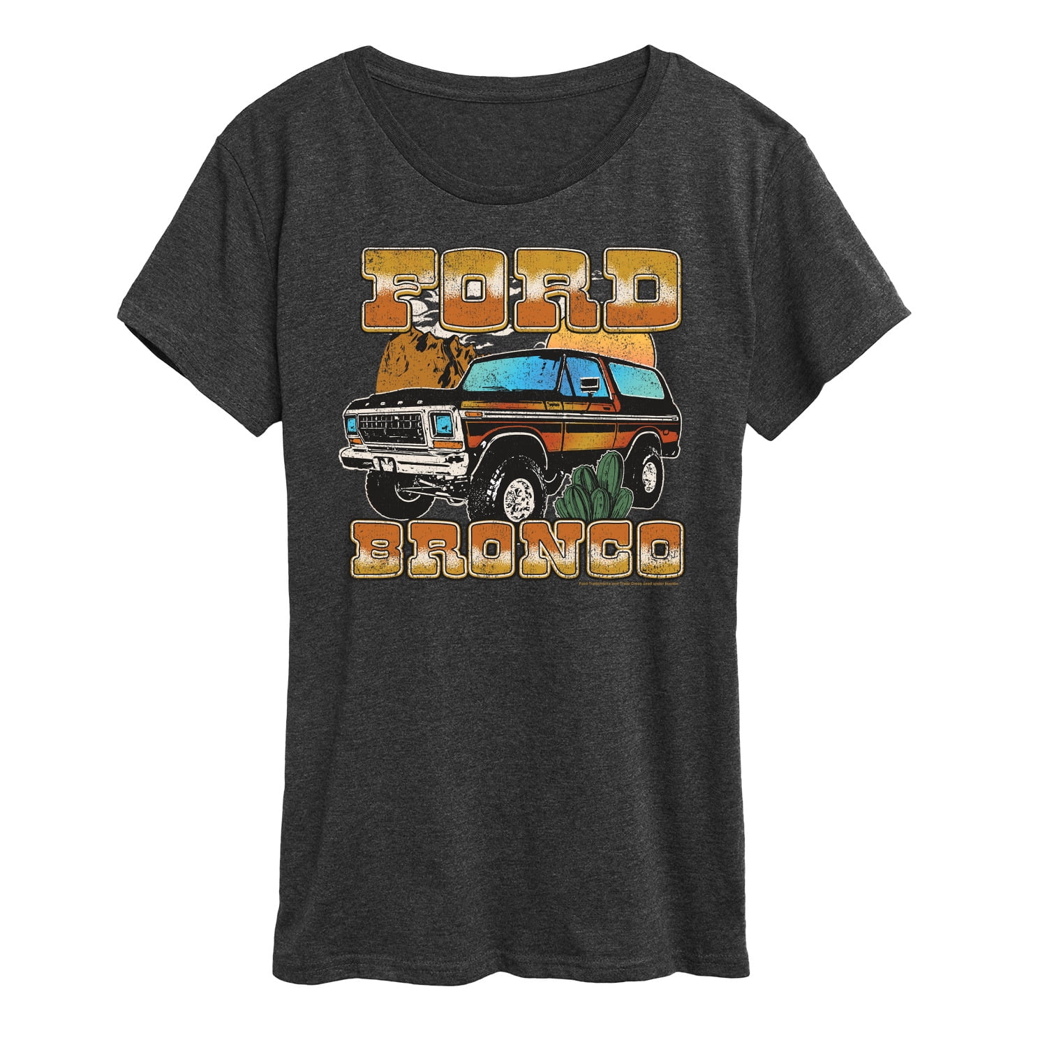 Ford - Vintage Bronco Desert - Women's Short Sleeve Graphic Tee ...