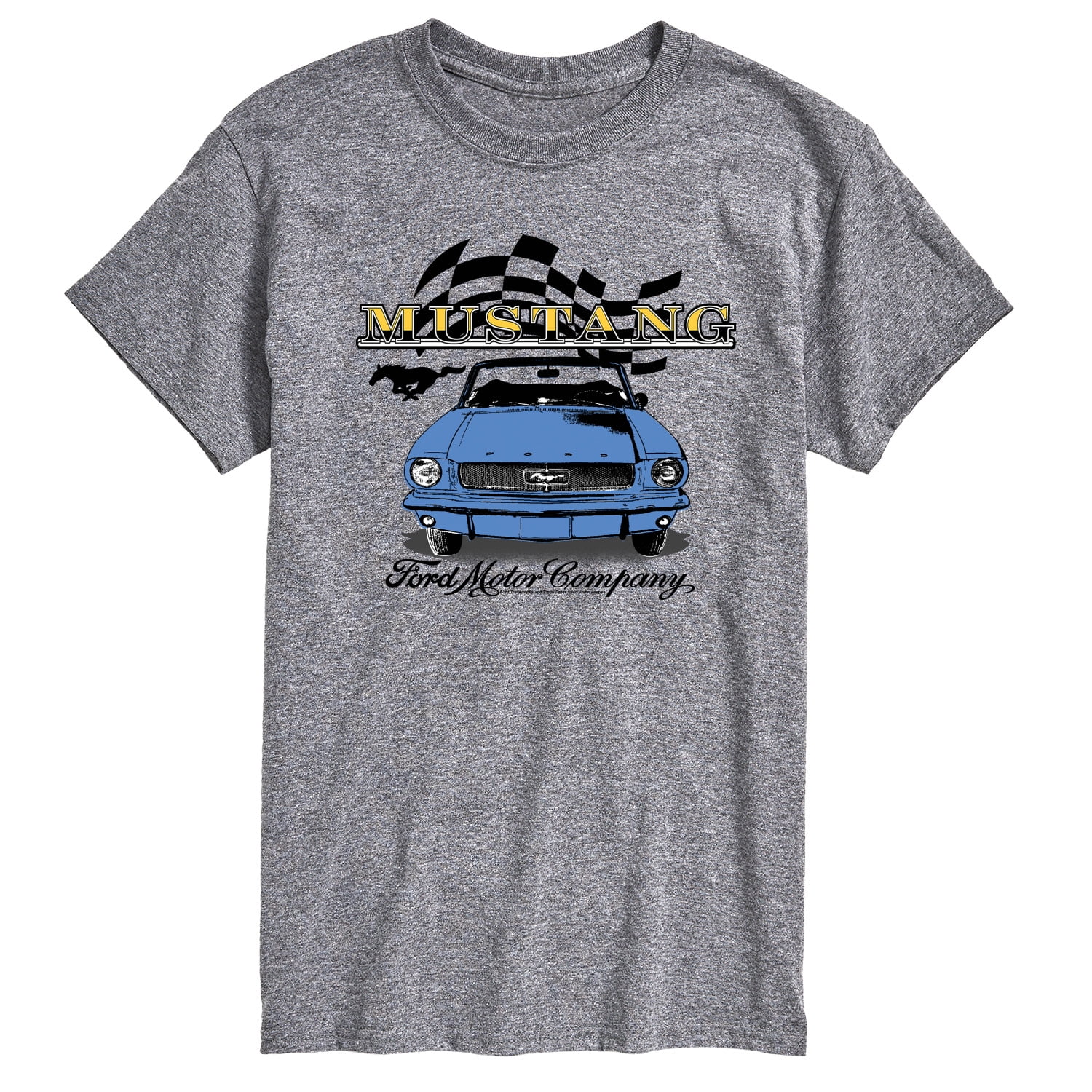 Ford - Vintage Mustang Convertible - Men's Short Sleeve T-Shirt ...