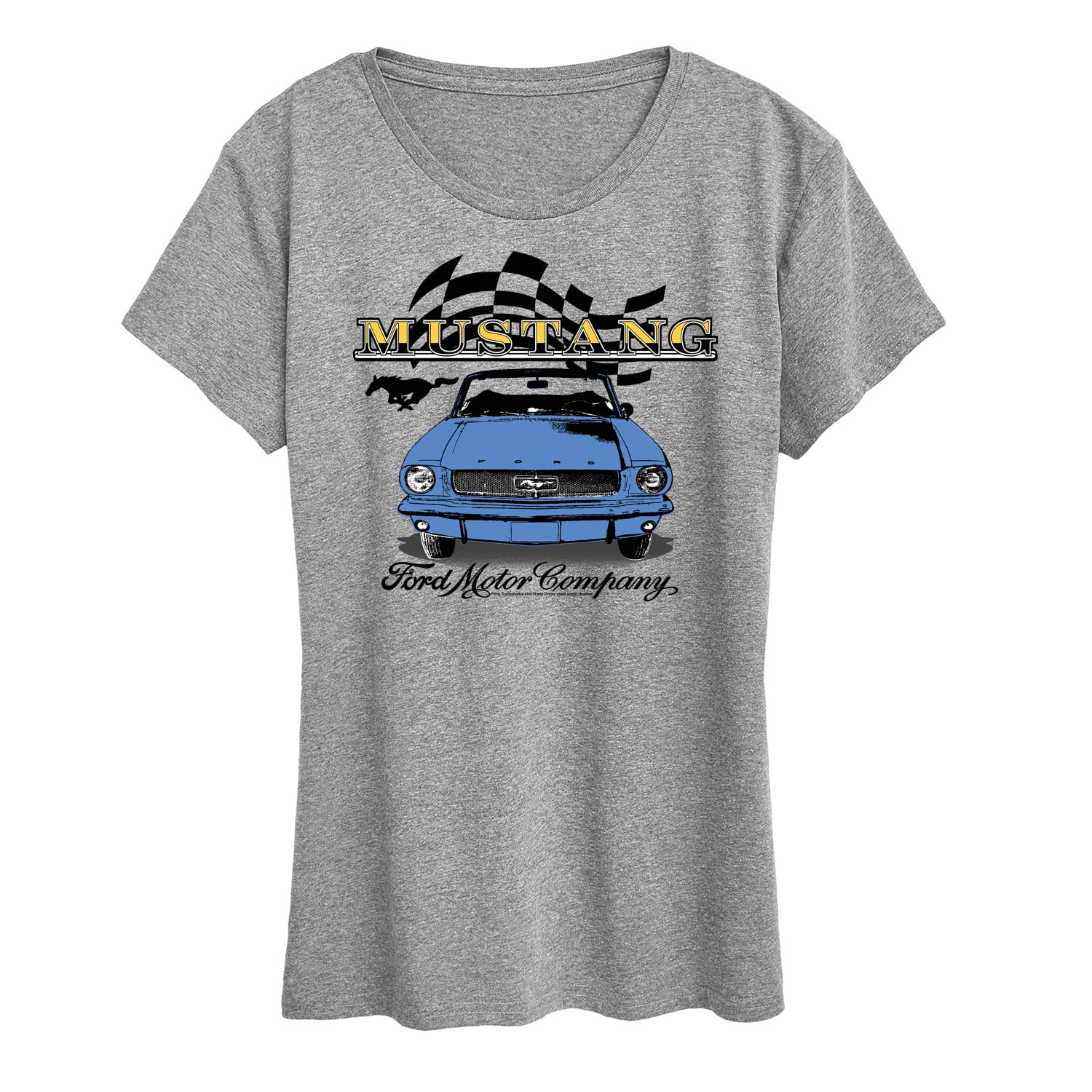 Ford - Vintage Mustang Convertible - Women's Short Sleeve Graphic Tee ...