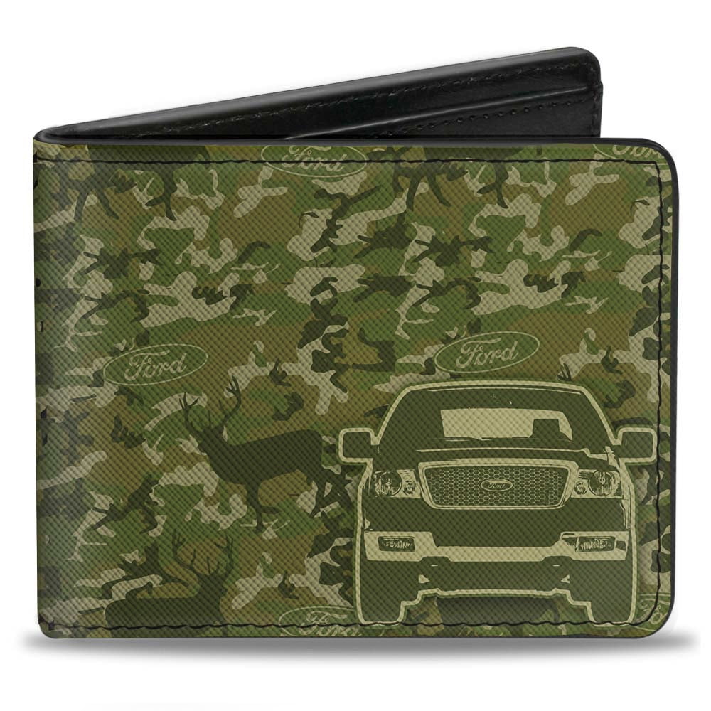 Ford Wallet, Bifold, Ford Truck Works Hard Plays Harder Deer Hunter ...