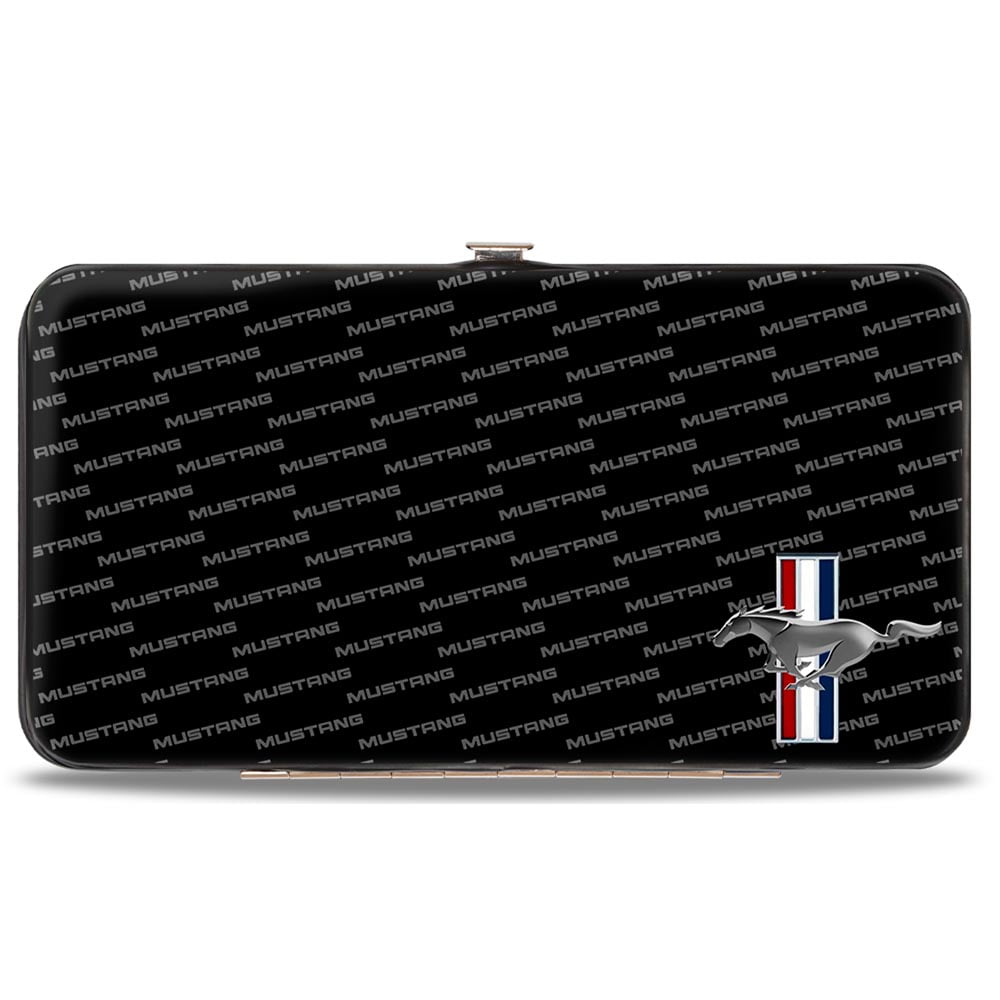 Ford Wallet, Hinged, Ford Mustang Bars Corner Text, Vegan Leather ...