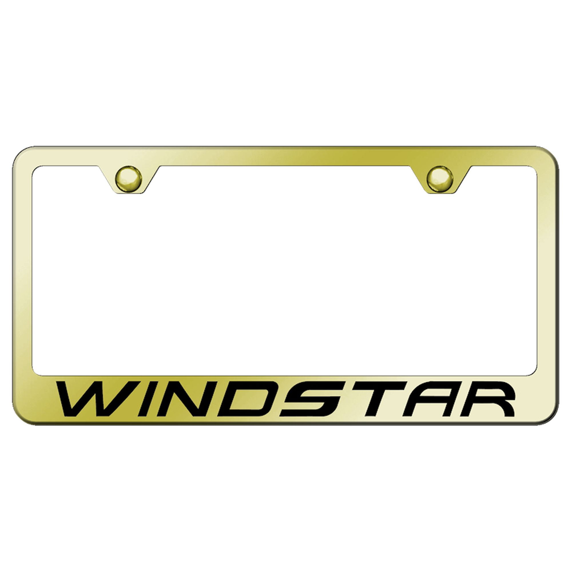 Ford Windstar Laser Etched Logo Stainless Steel License Plate Frame ...
