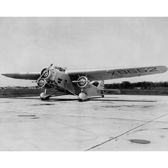 Ford XB-906 Trimotor Bomber Aircraft Style - A - 20x30 Inch Laminated ...